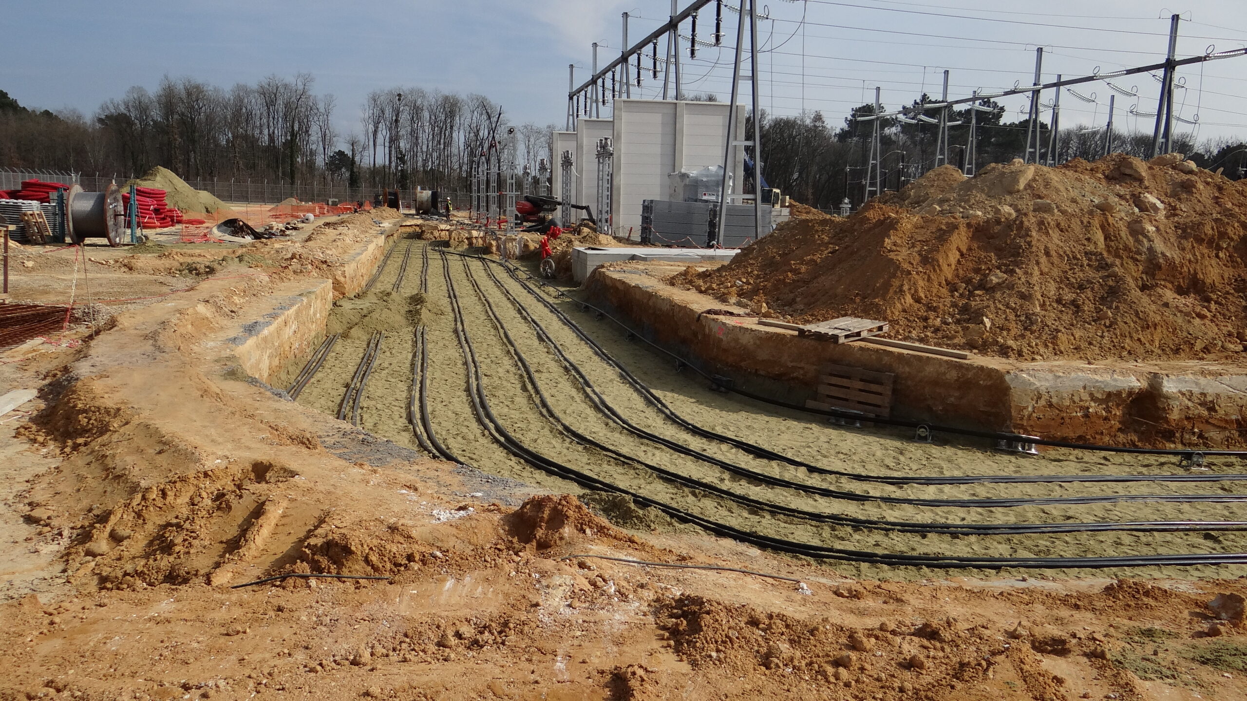 Construction d'un poste source Ligne TGV | Jeromebtp