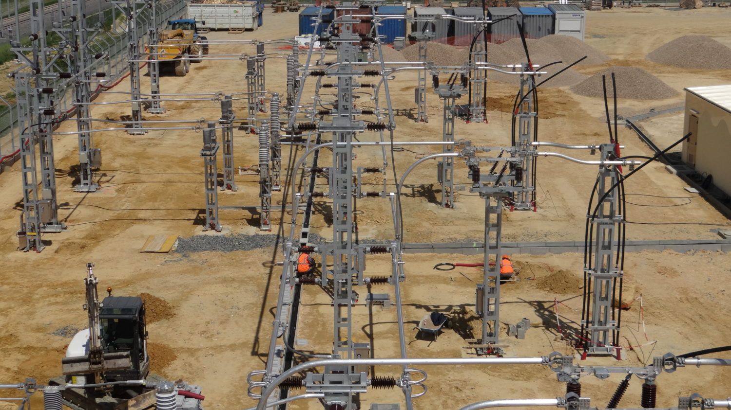 Construction d'un poste source Ligne TGV | Jeromebtp